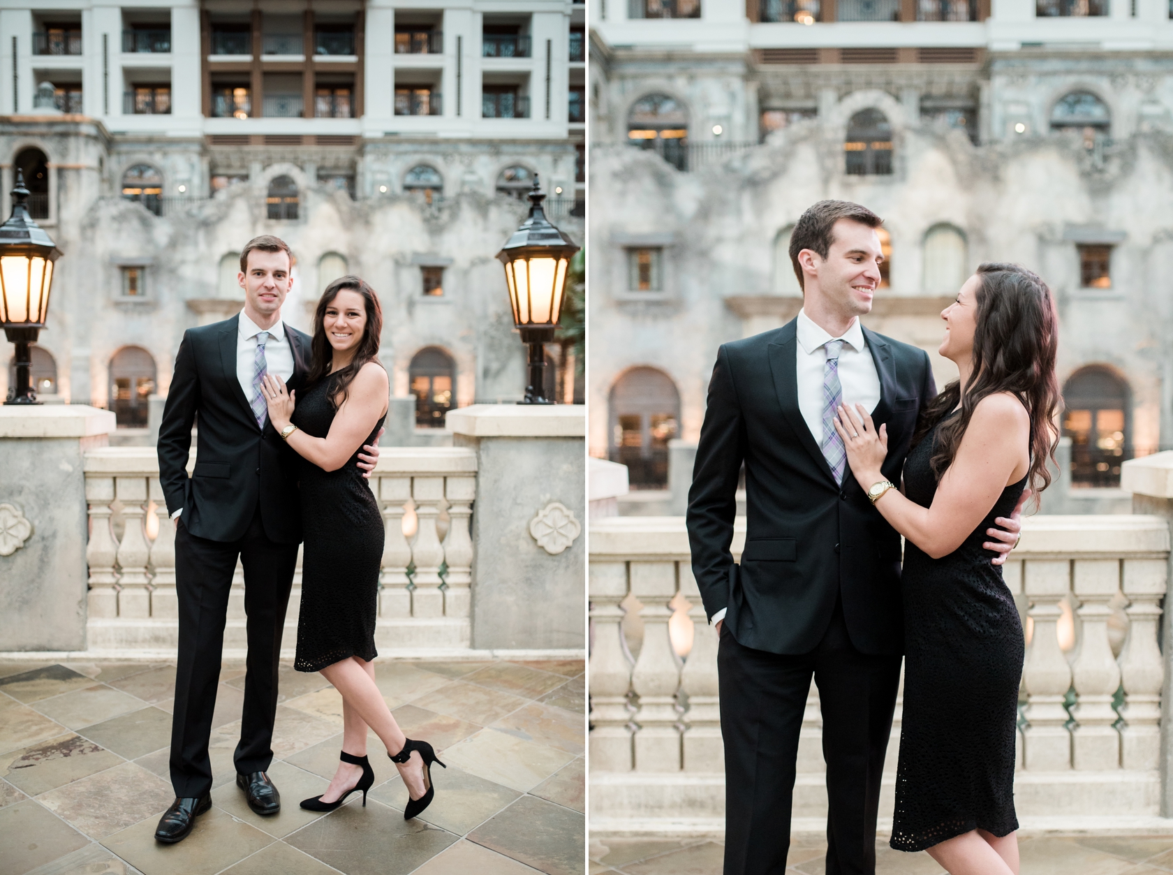 Classy Dallas Engagement Photos at the Gaylord Texan
