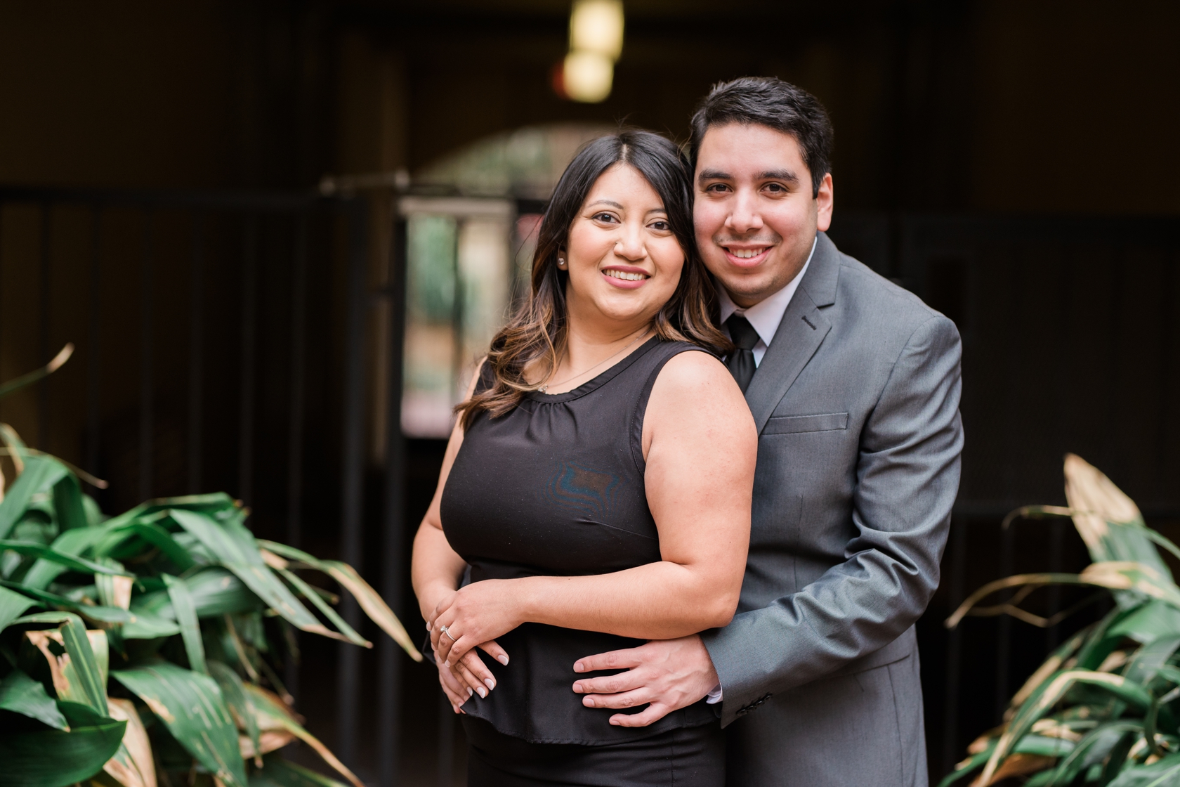 Engagement Photos at Addison Circle Park - Dallas Wedding Photographer