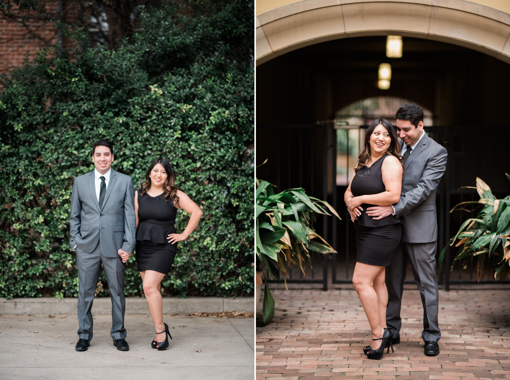Engagement Photos at Addison Circle Park - Dallas Wedding Photographer